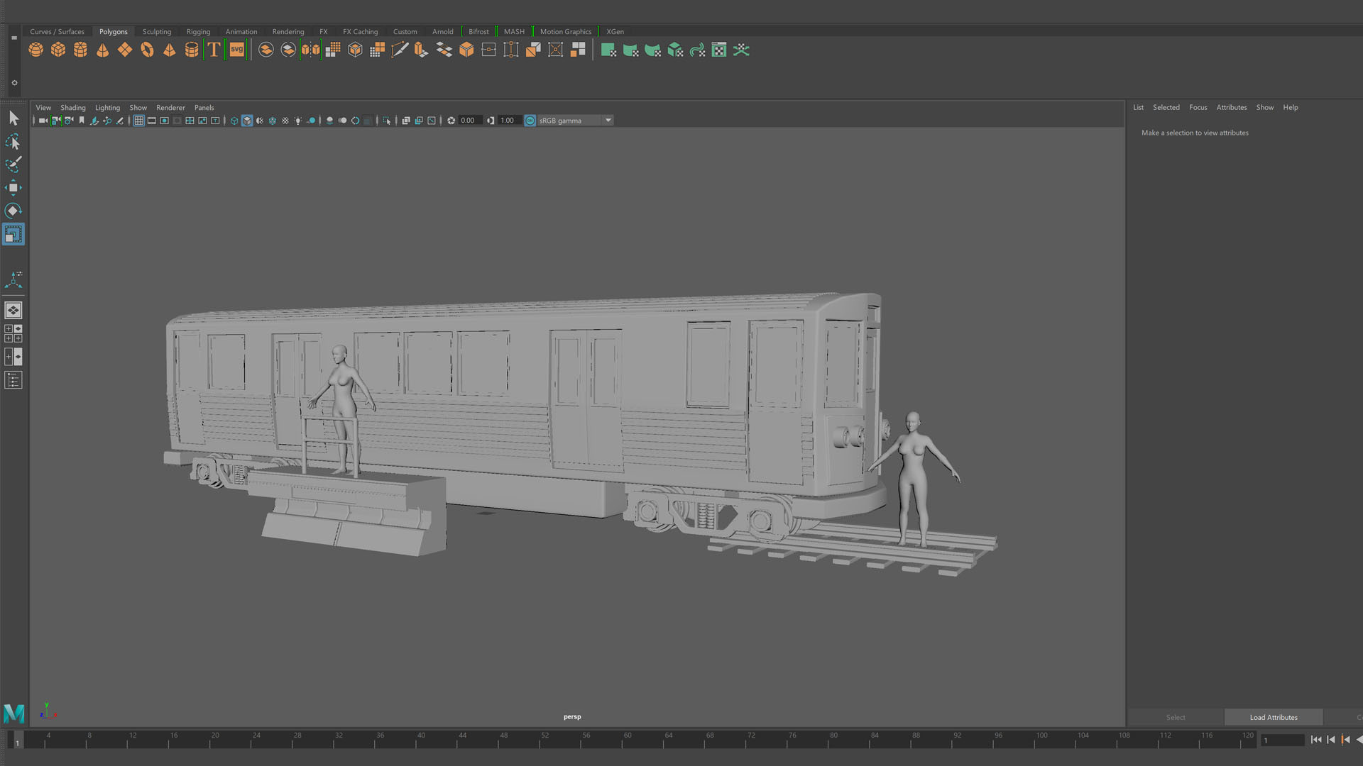 ArtStation - Subway train Model