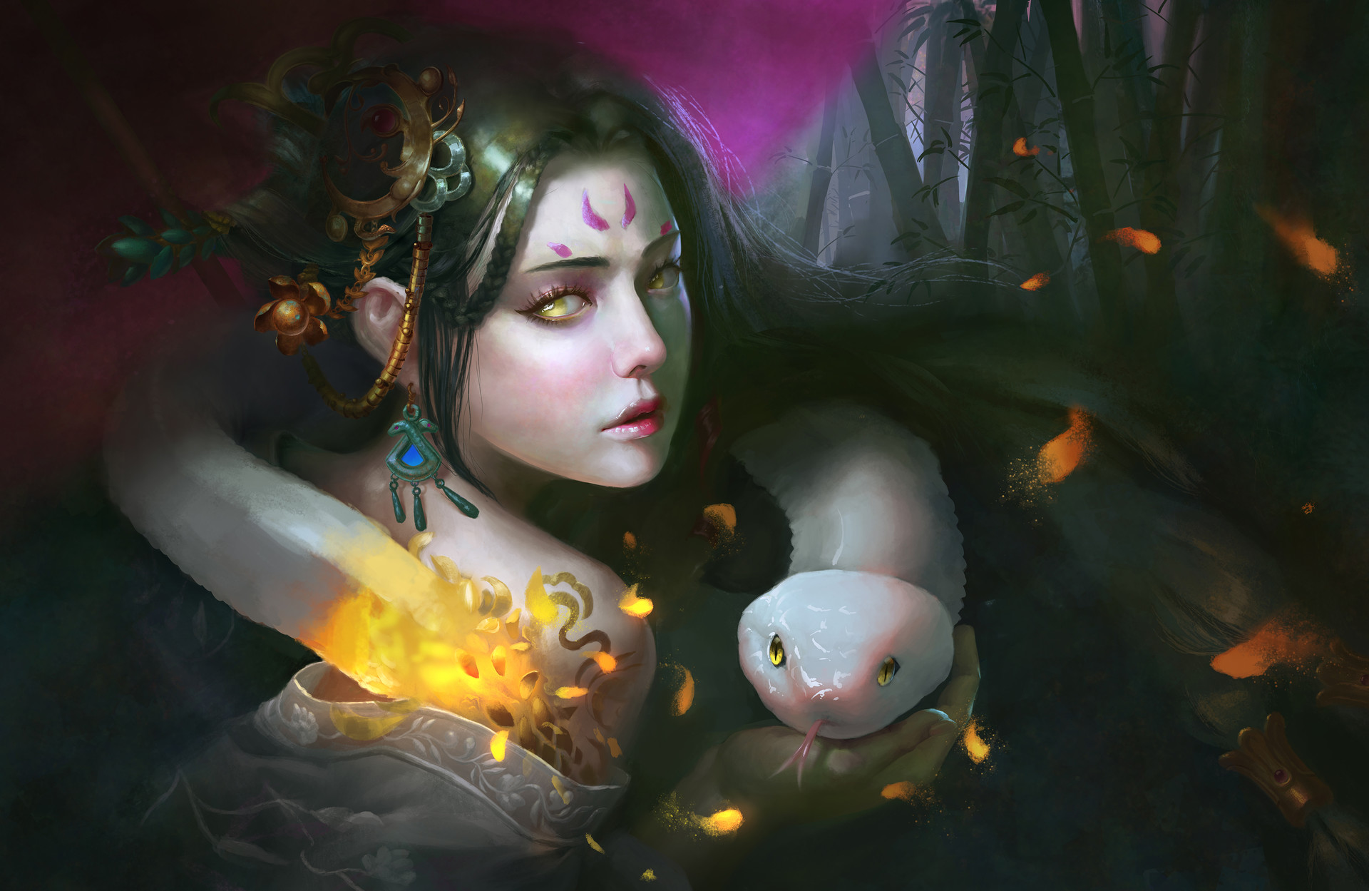 ArtStation - The White Serpent 2018