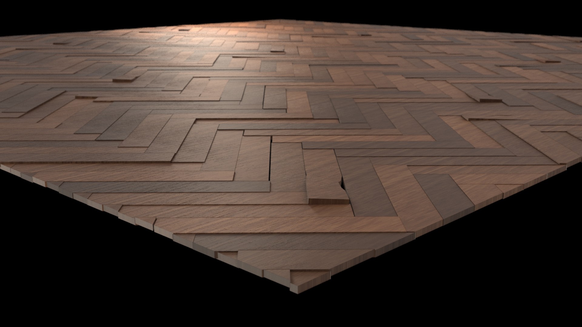 ArtStation - Houdini Procedural Parquet Setup