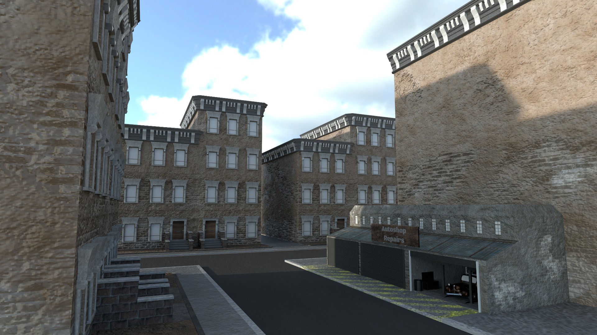 ArtStation - Street Scene Reworked