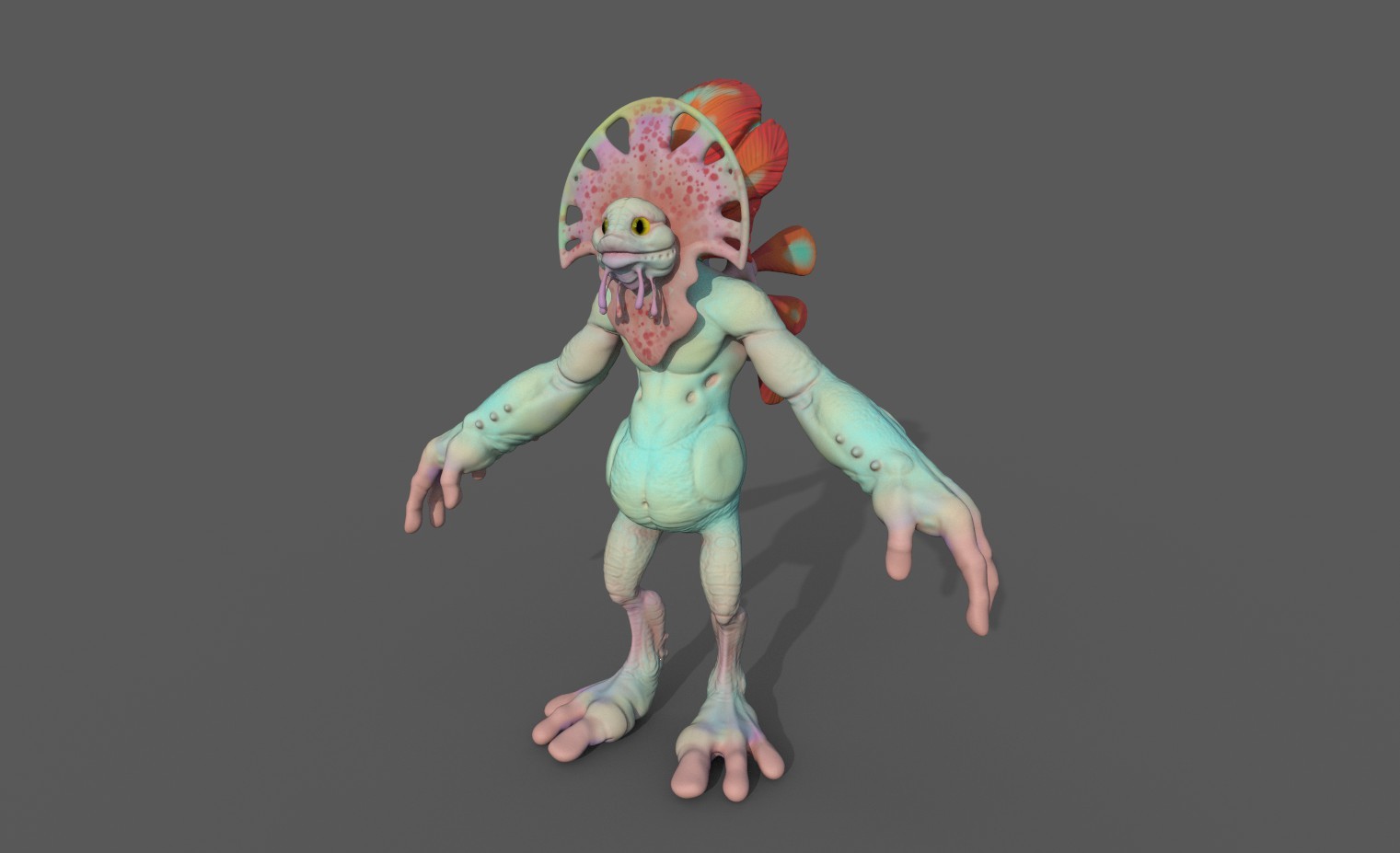 ArtStation - Alien Chief WIP Color