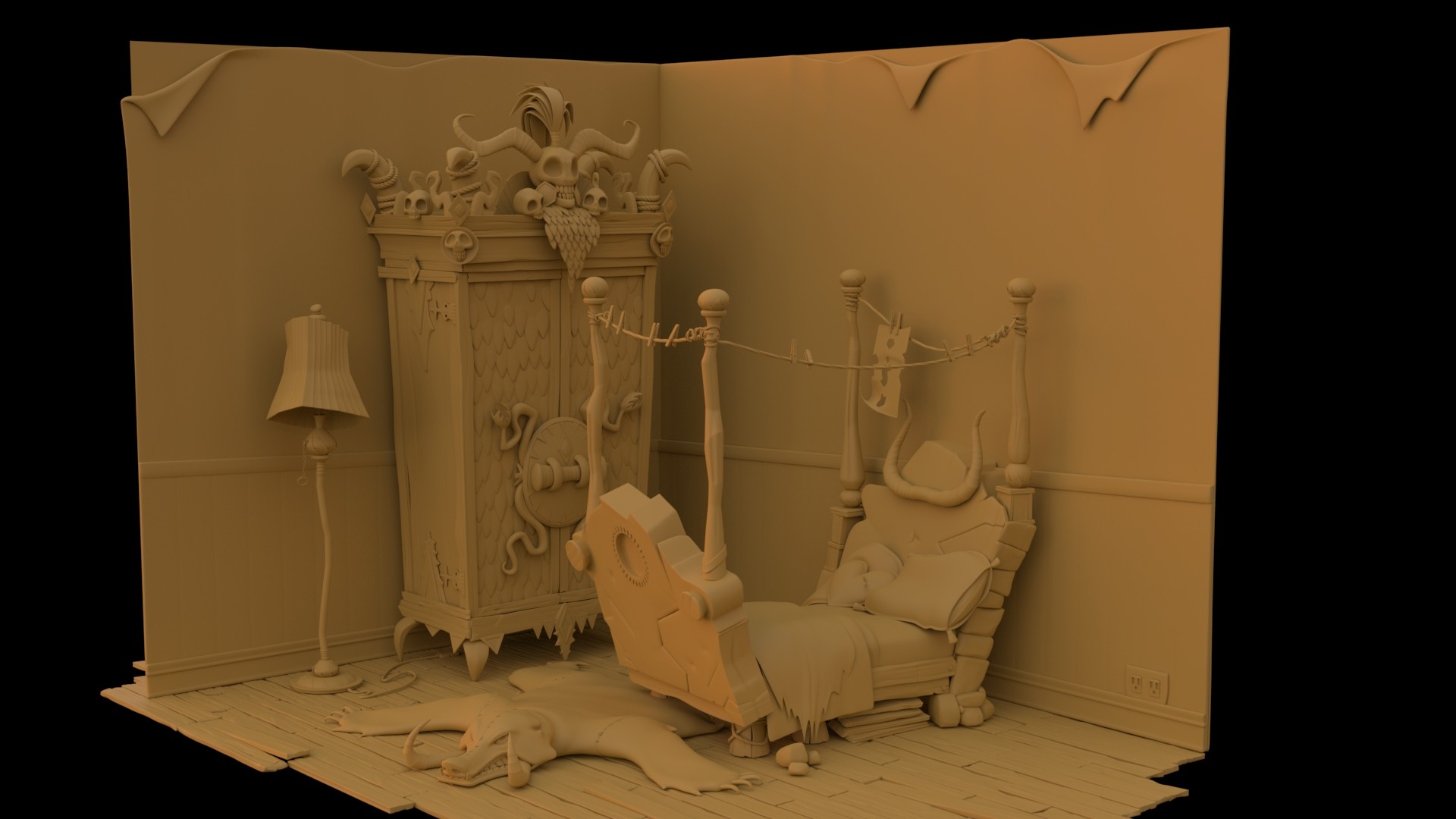 ArtStation - WIP room