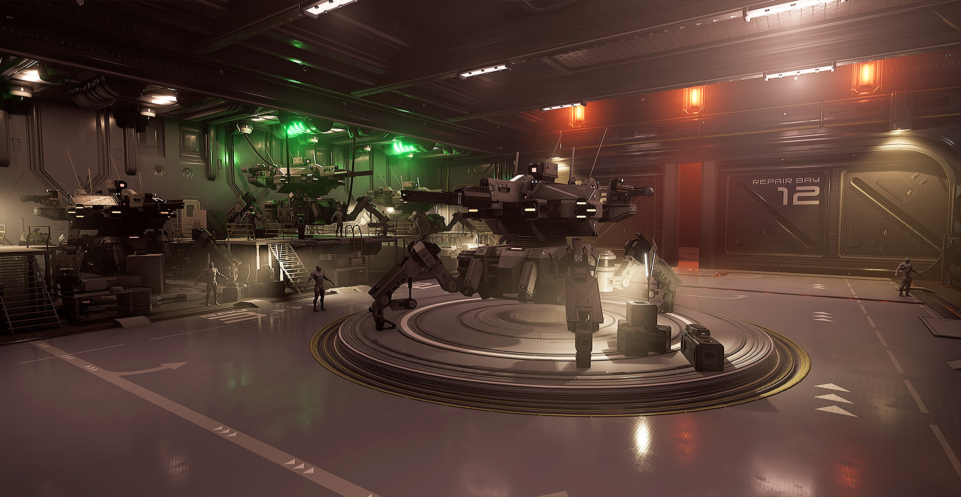 ArtStation - Repair Bay 12 - Time for a break