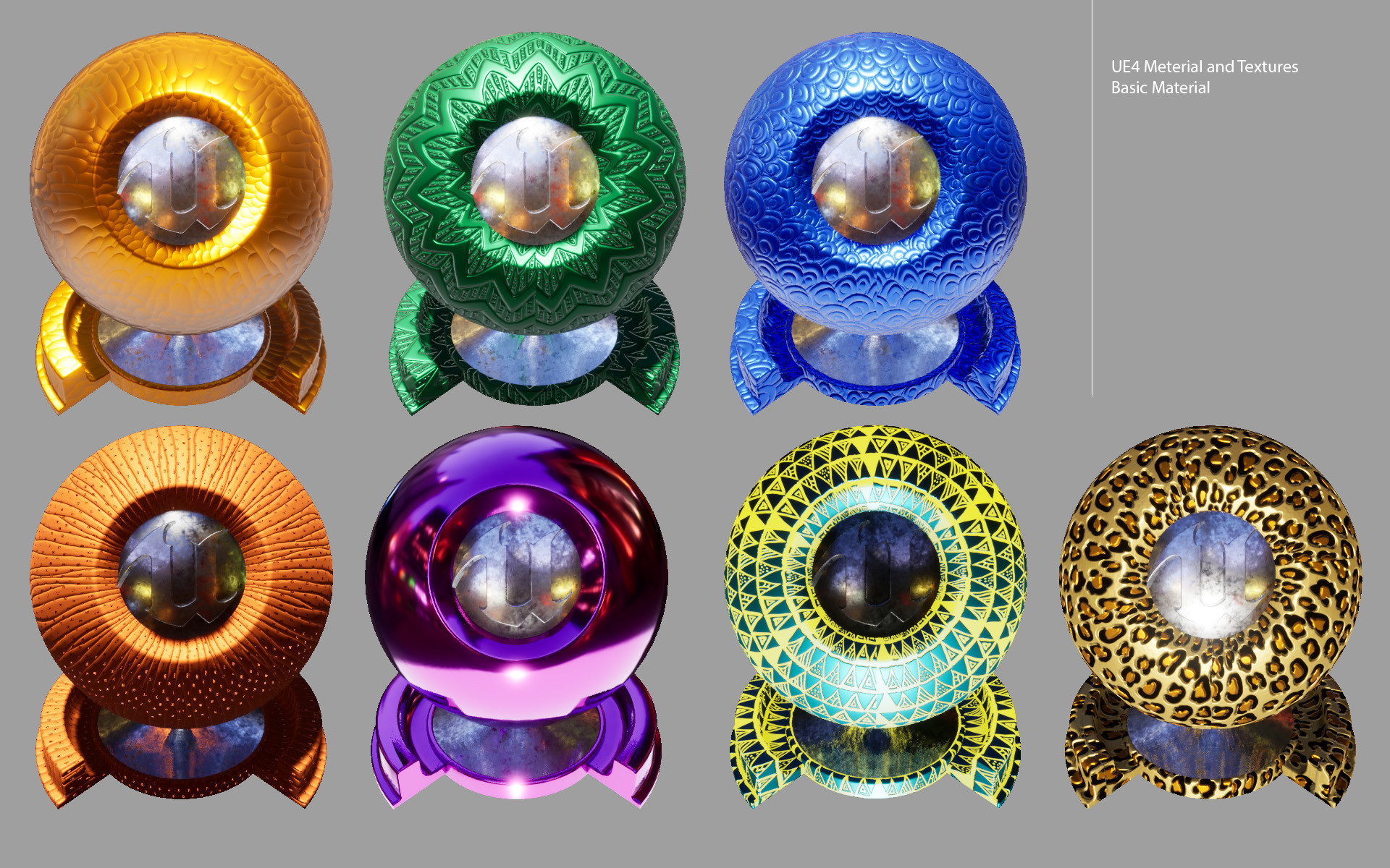 ArtStation - Basic UE4 Material Study