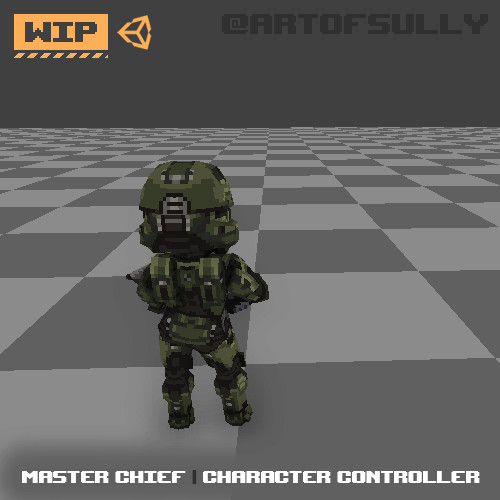 ArtStation - [Halo Project WIP] Master Chief - Character Controller