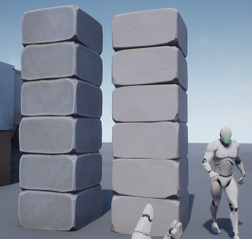 Ben de Hullu - Houdini experiment #001 - Stylized brick generator