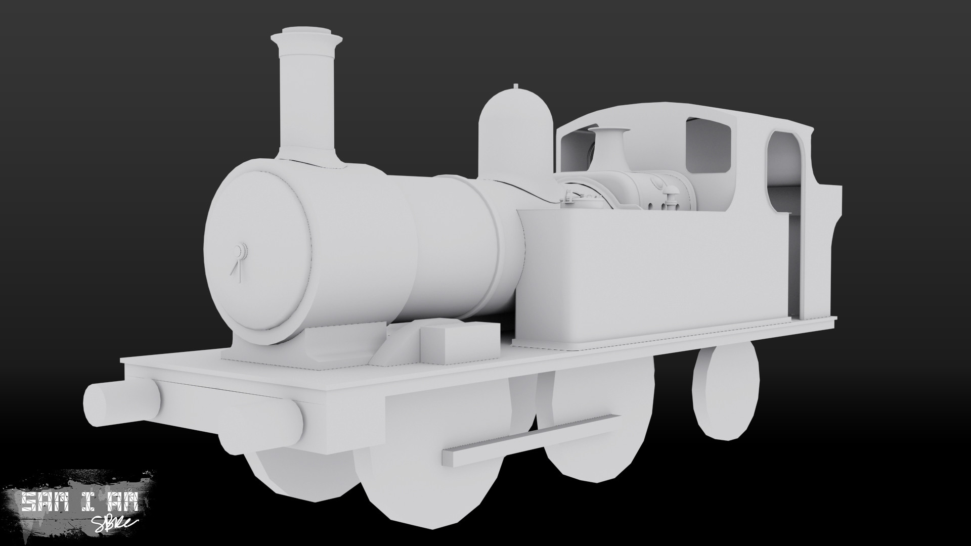 ArtStation - 1.GWR 1400 Class - Picking up after 2 year hiatus.