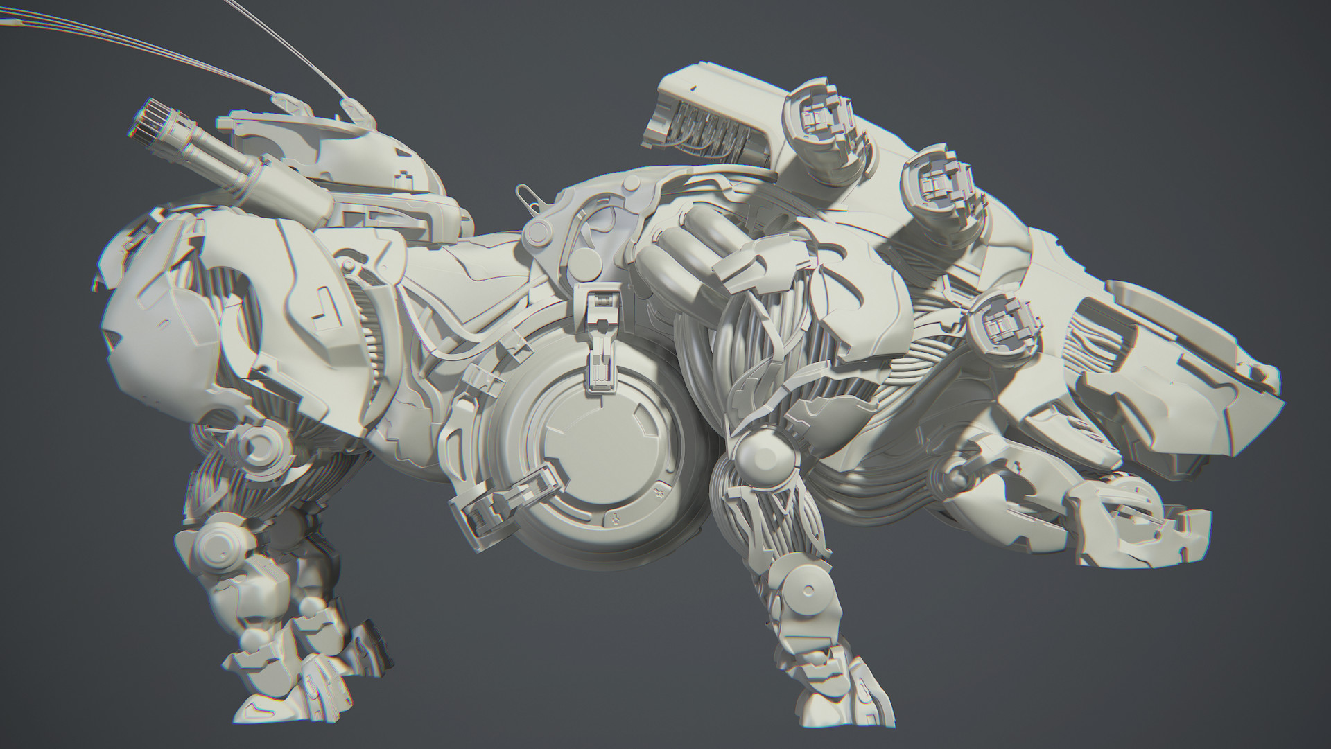 ArtStation - [WIP 3] Horizon Zero Dawn - Behemoth