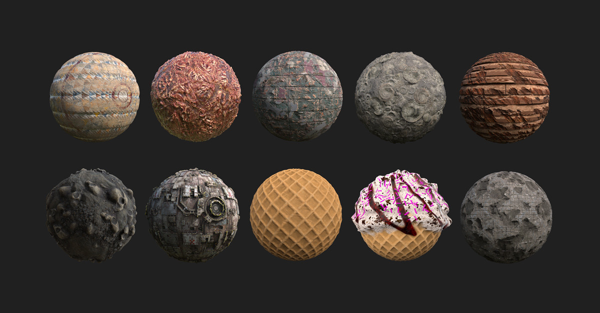 ArtStation - Substance Alchemist - Material Marathon #61-70