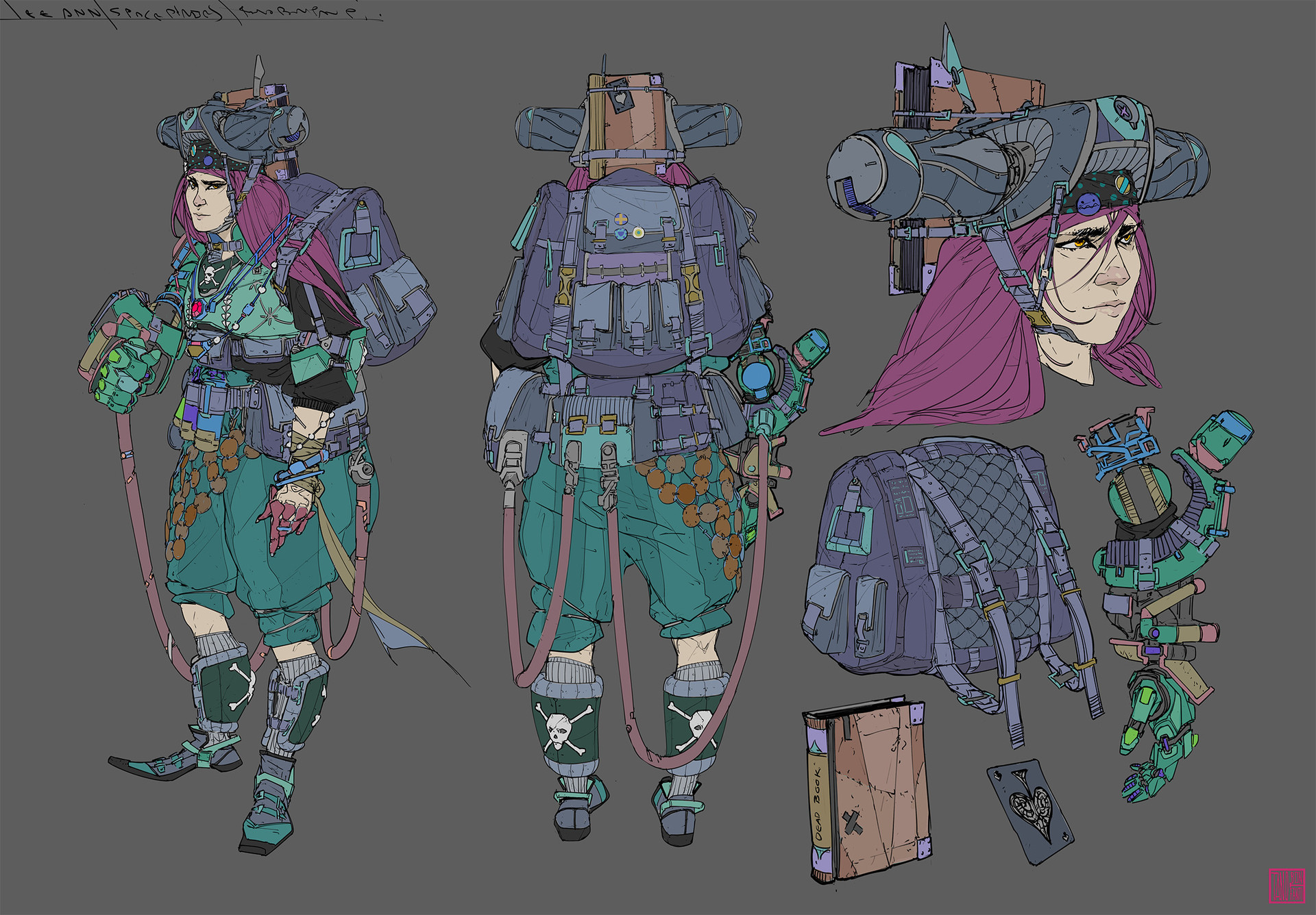 ArtStation - Character update Space pirates