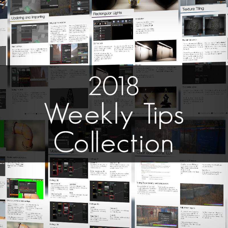 ArtStation - Weekly Tips 2018 Compilation