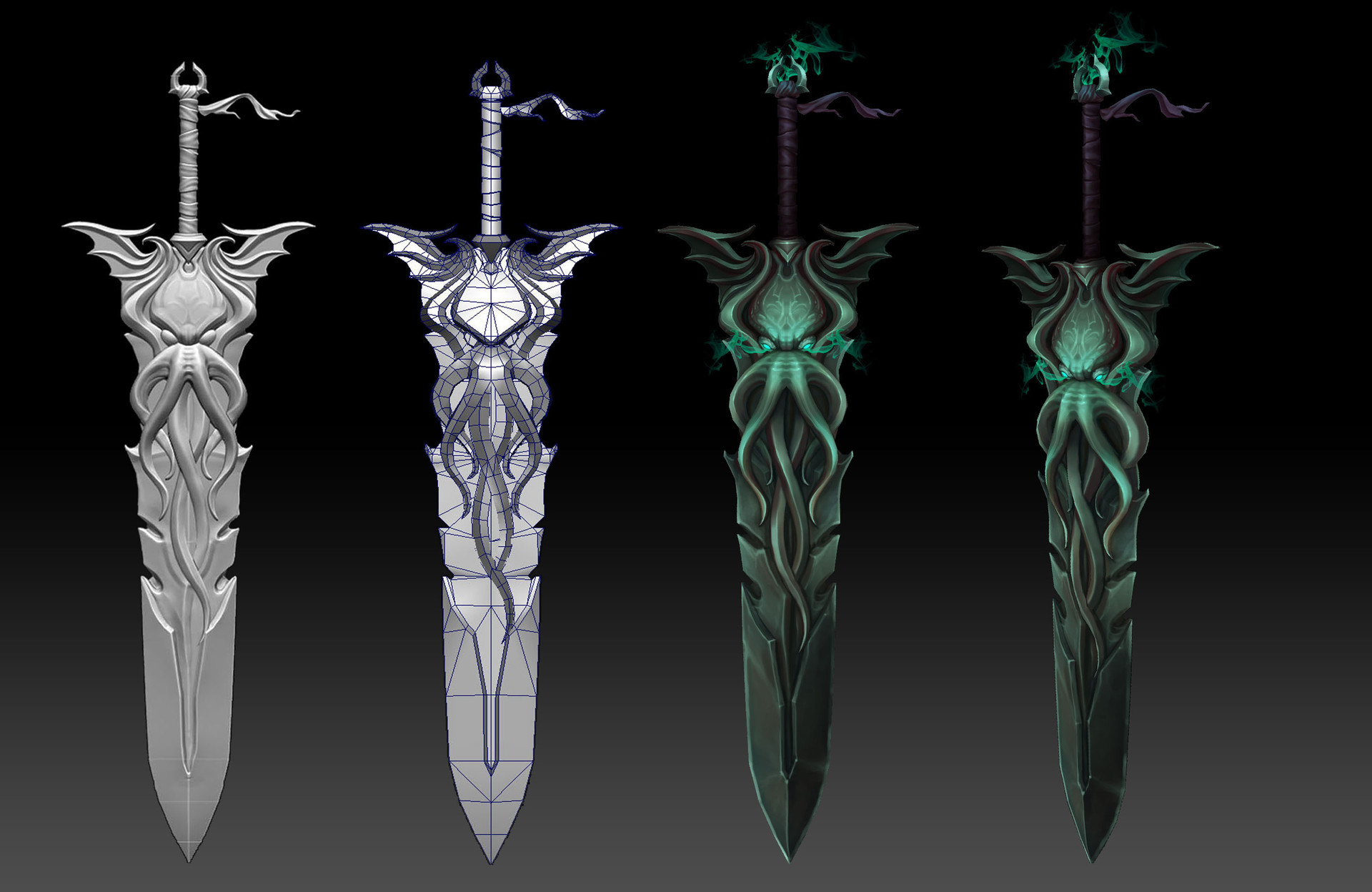 ArtStation - Octopus sword