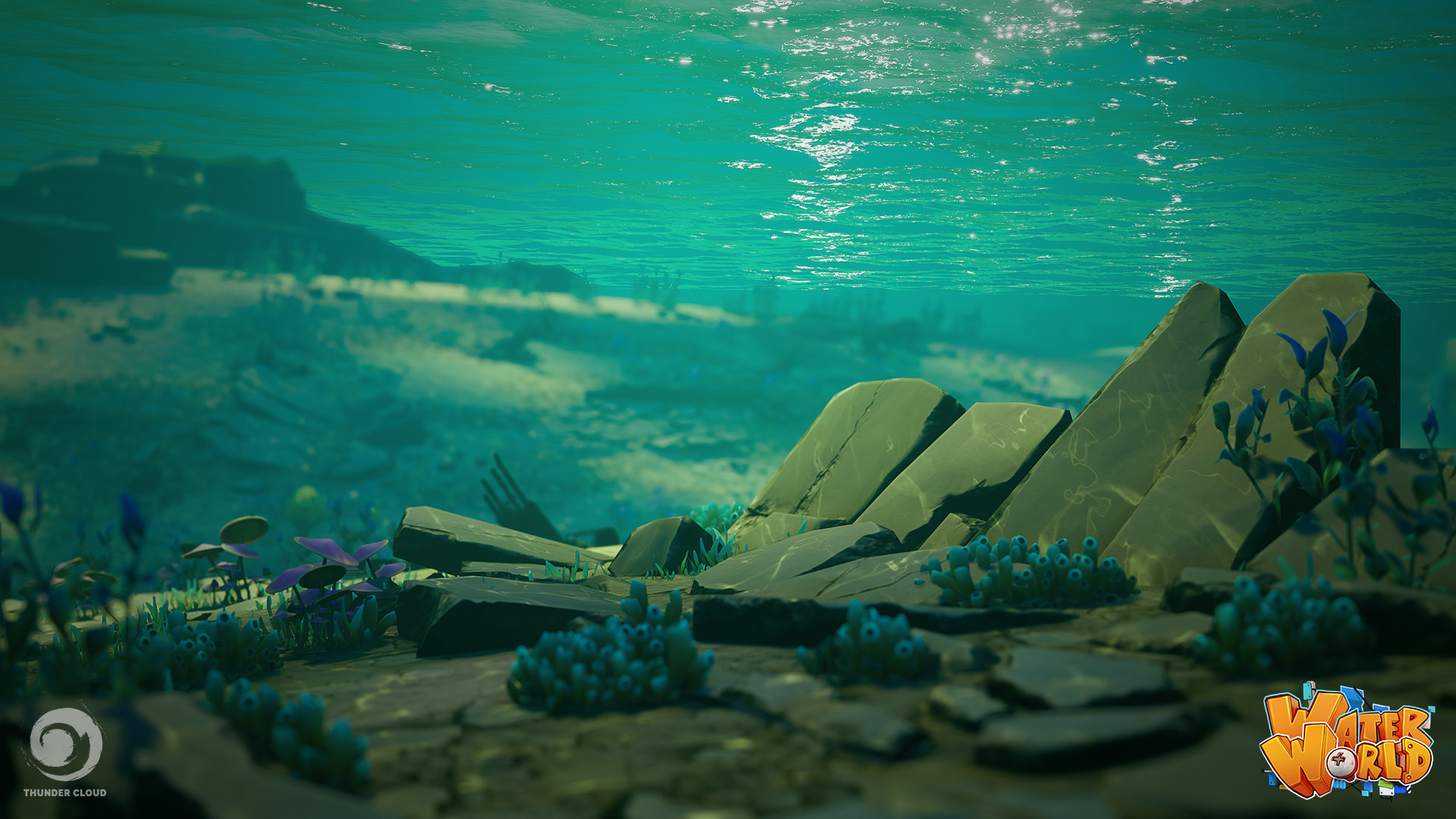 Thunder Cloud Studio - WaterWorld - Submerged City Landscape