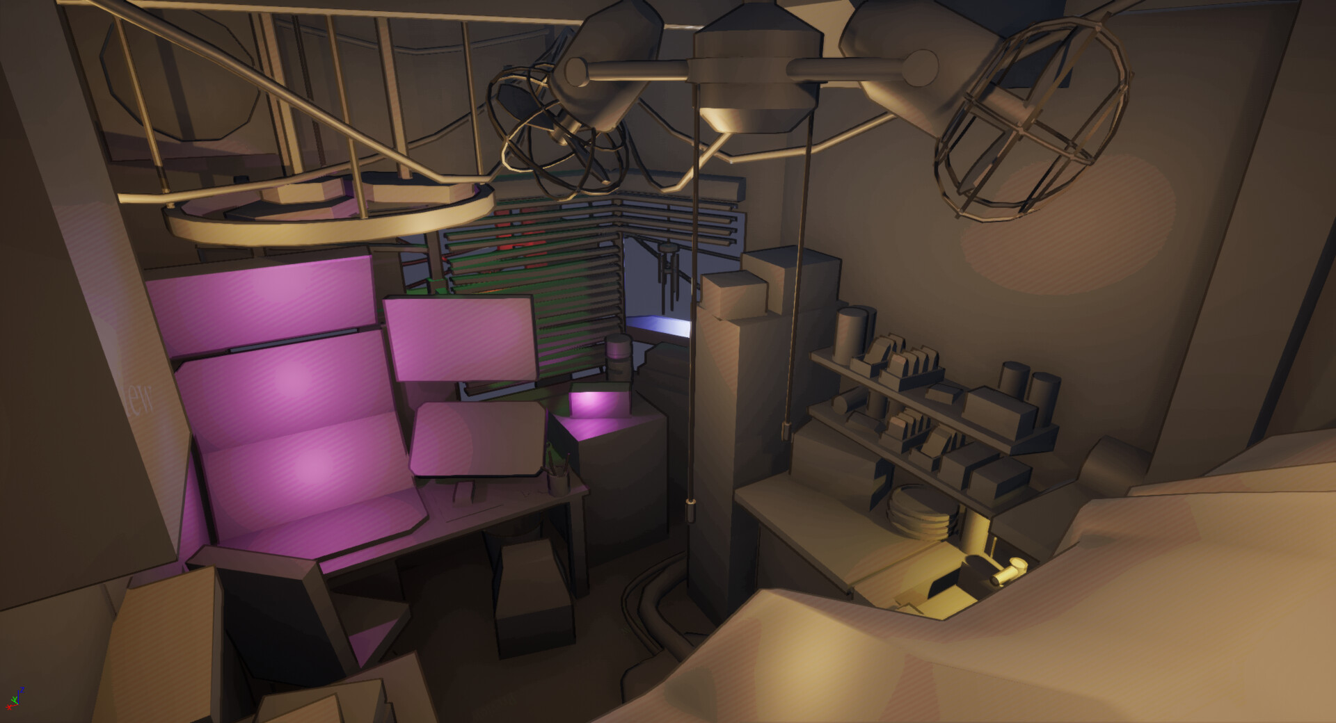 ArtStation - CyberPunk Room (Week 2)