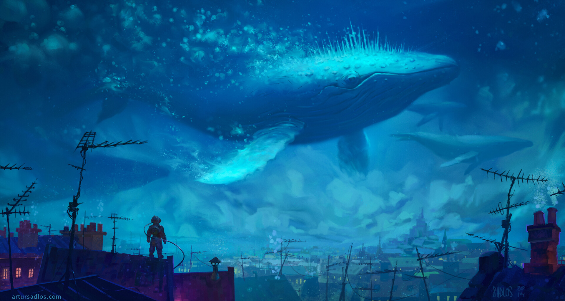 ArtStation - Whale Rider animated