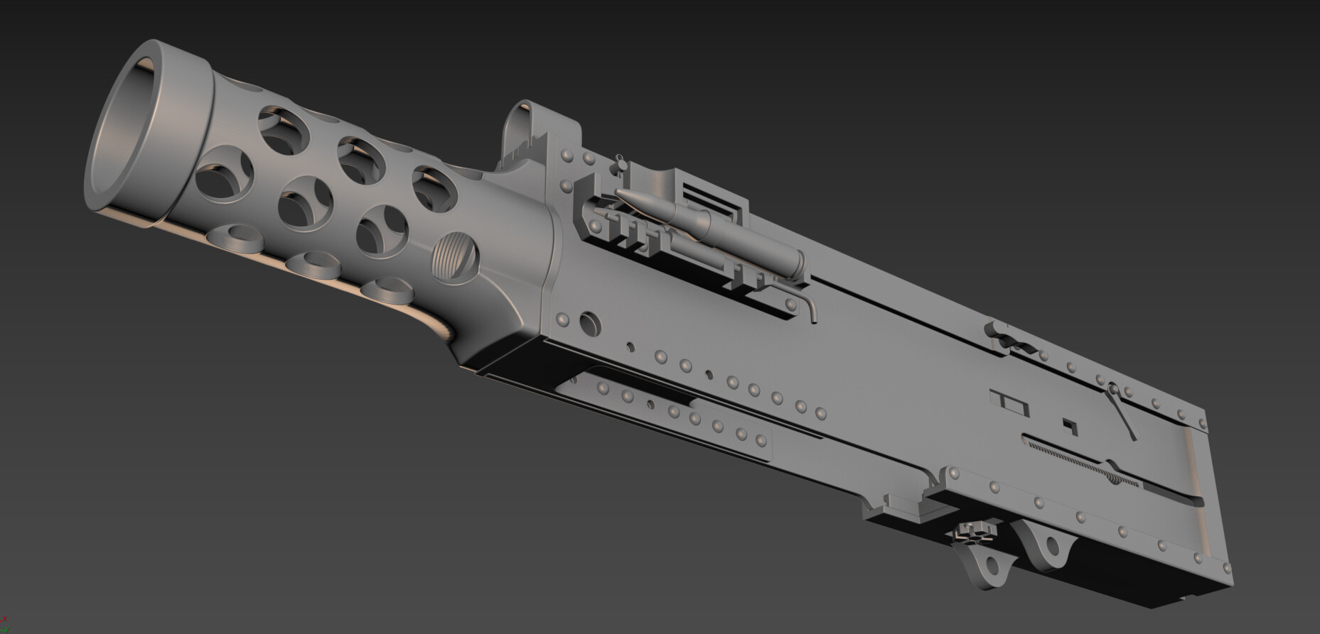 ArtStation - M2HB Build Log: Body Group Two Electric Boogaloo