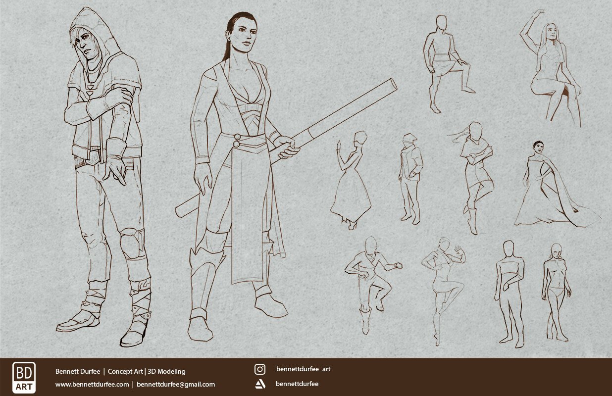 ArtStation - Sketchbook sketching