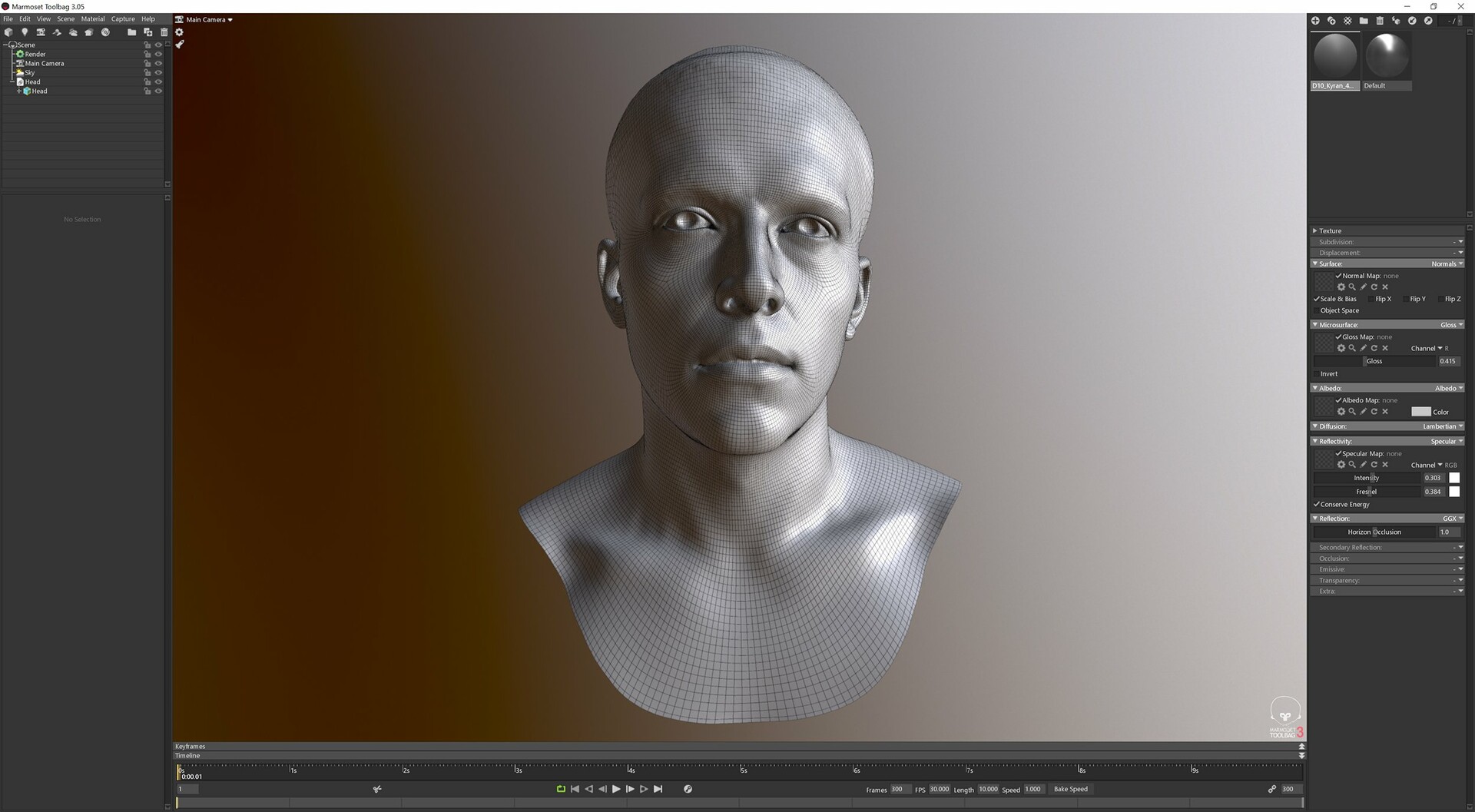 3D Scan Store - Marmoset Toolbag Skin Shading Tutorial