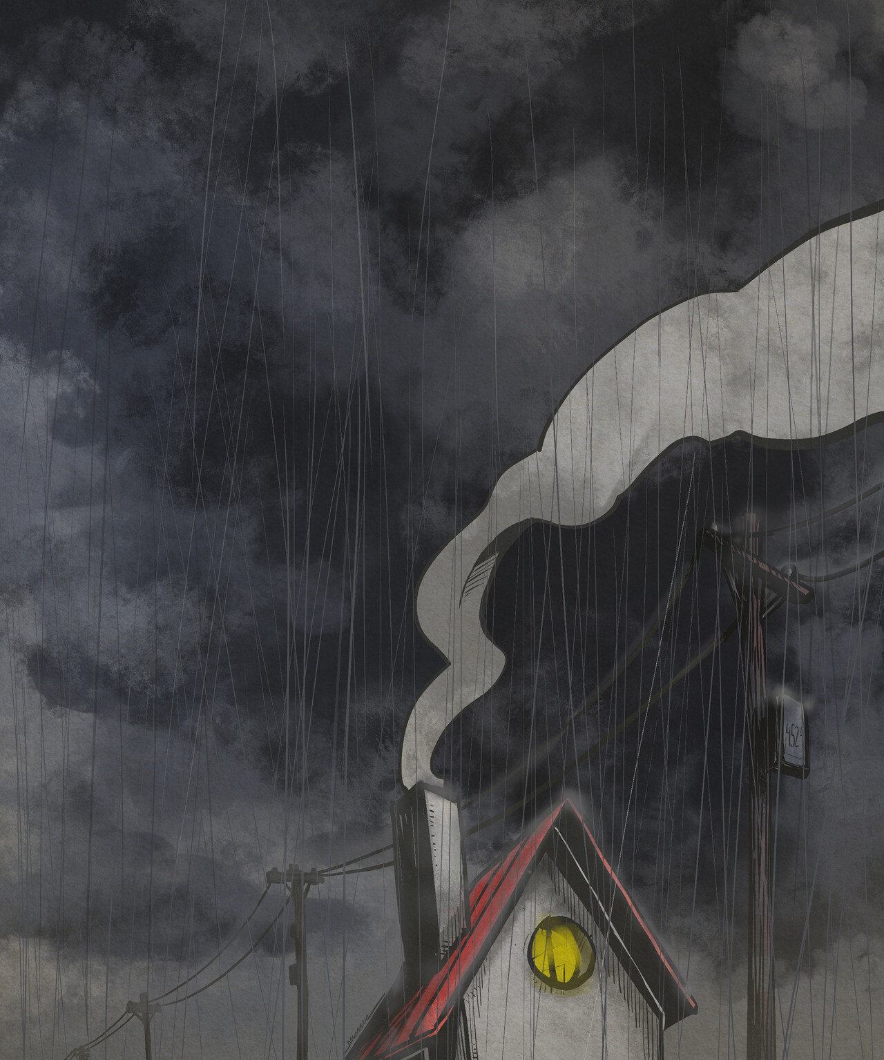 ArtStation - “The Storm” Hello!, new work.Digital drawInstagramTwitter