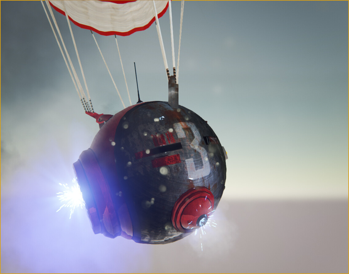 ArtStation - Automotive And Aviation - Landing Pod Renders