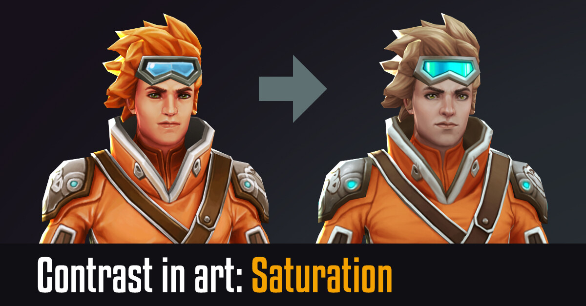 ArtStation - Contrast in art: Saturation