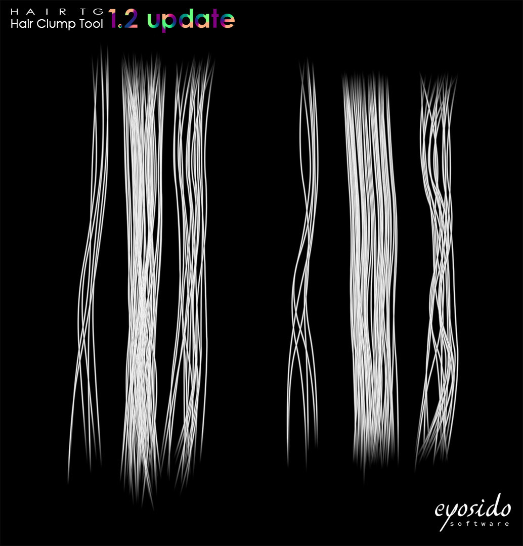 Olivier Lau - HairTG - Hair Clump Tool 1.2 update