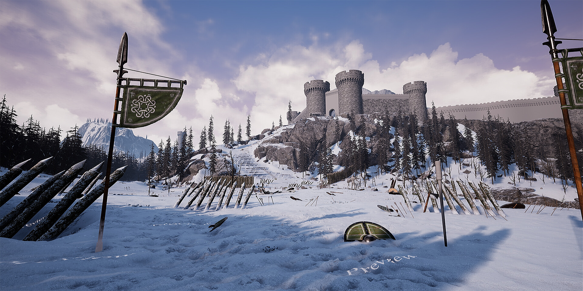 ArtStation - Snow Seige - Polycount