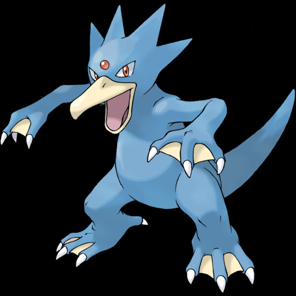 how to draw golduck