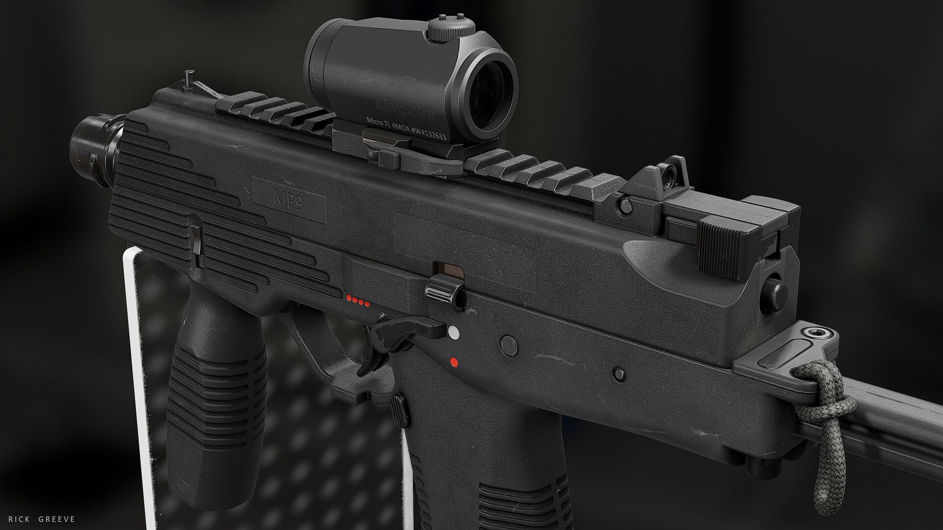 ArtStation - How I made the B&T MP9