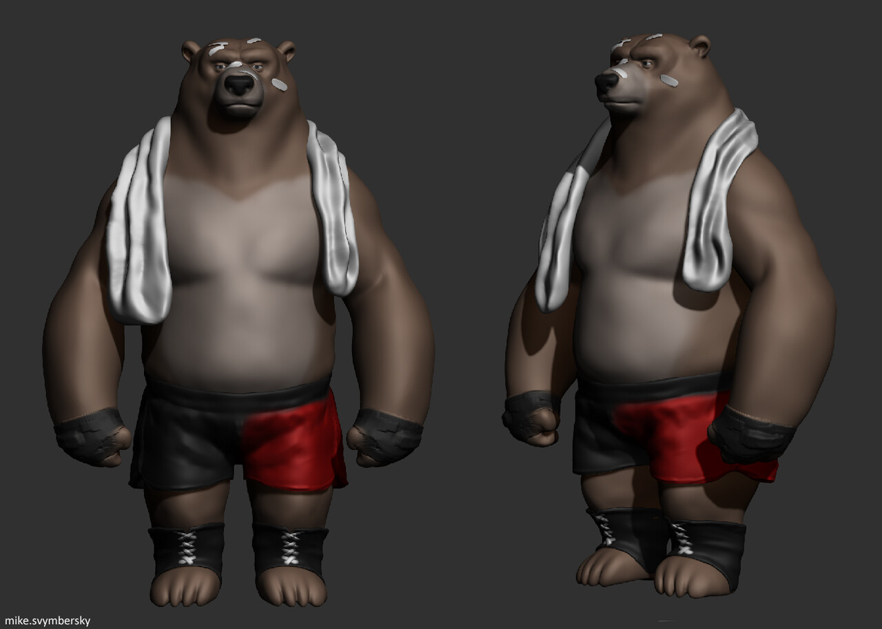 Michael Svymbersky - Wrestling/MMA bear Work-in-Progress