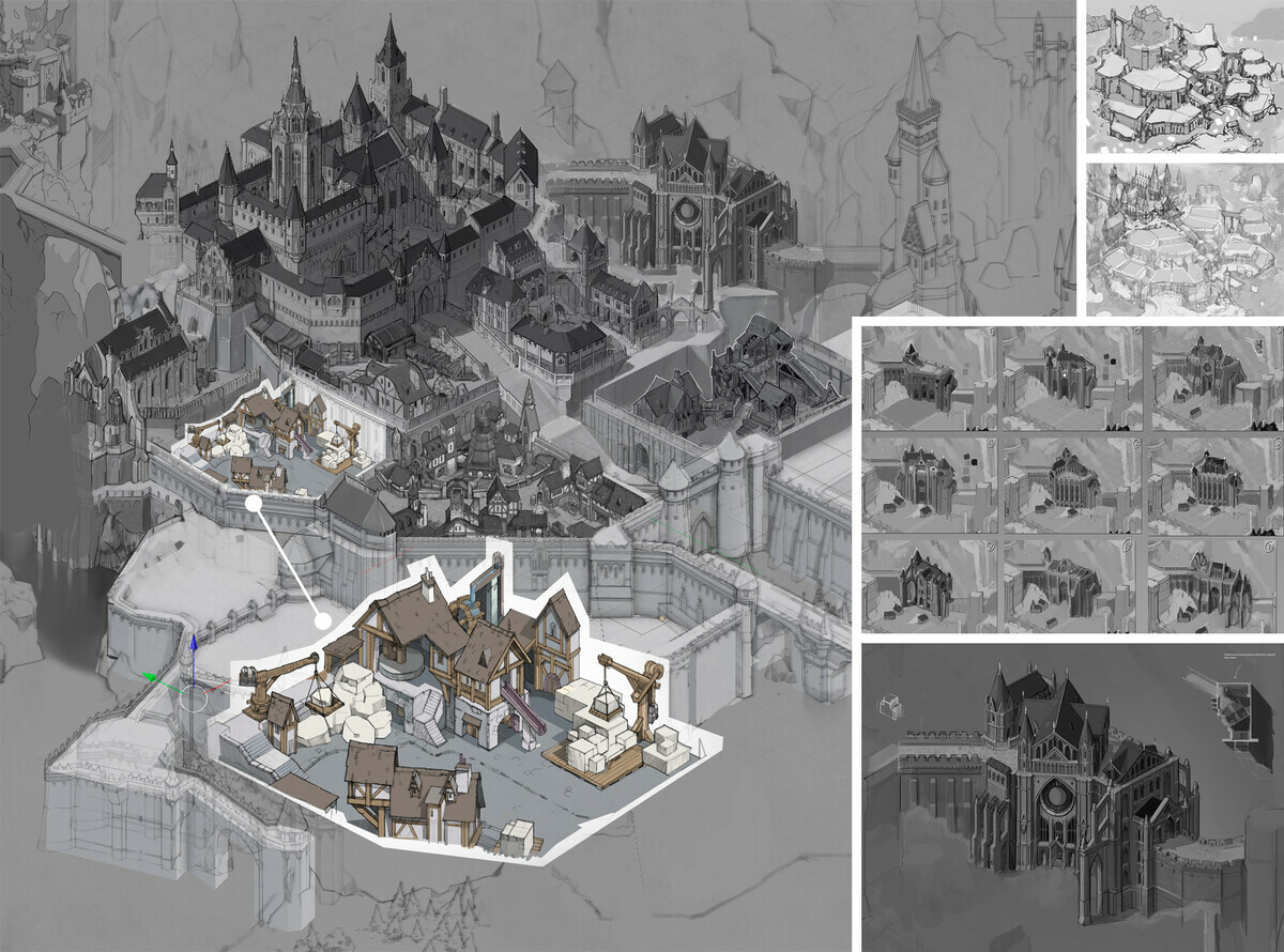 how to draw concept art for games