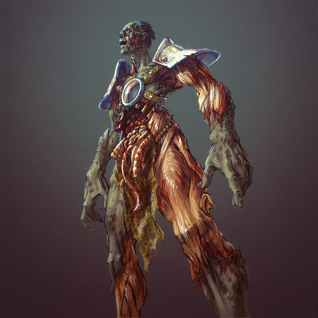 ArtStation - Zombie sketch