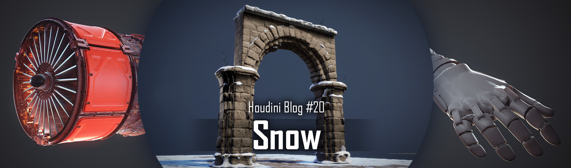 Simon Verstraete - Houdini Blog #20: Snow + L-system