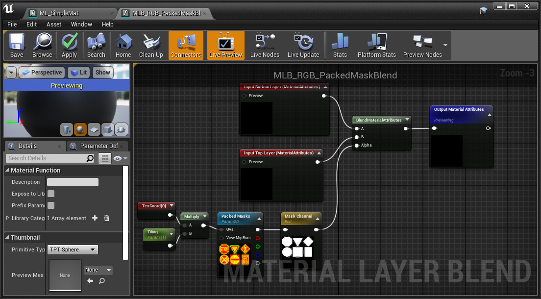 Michael Padgett - Material Layers in UE4 Part 2