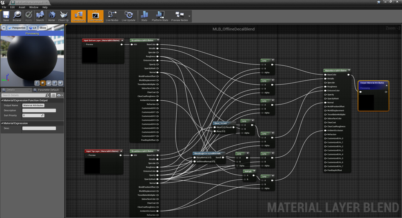 Michael Padgett - Material Layers in UE4 Part 3