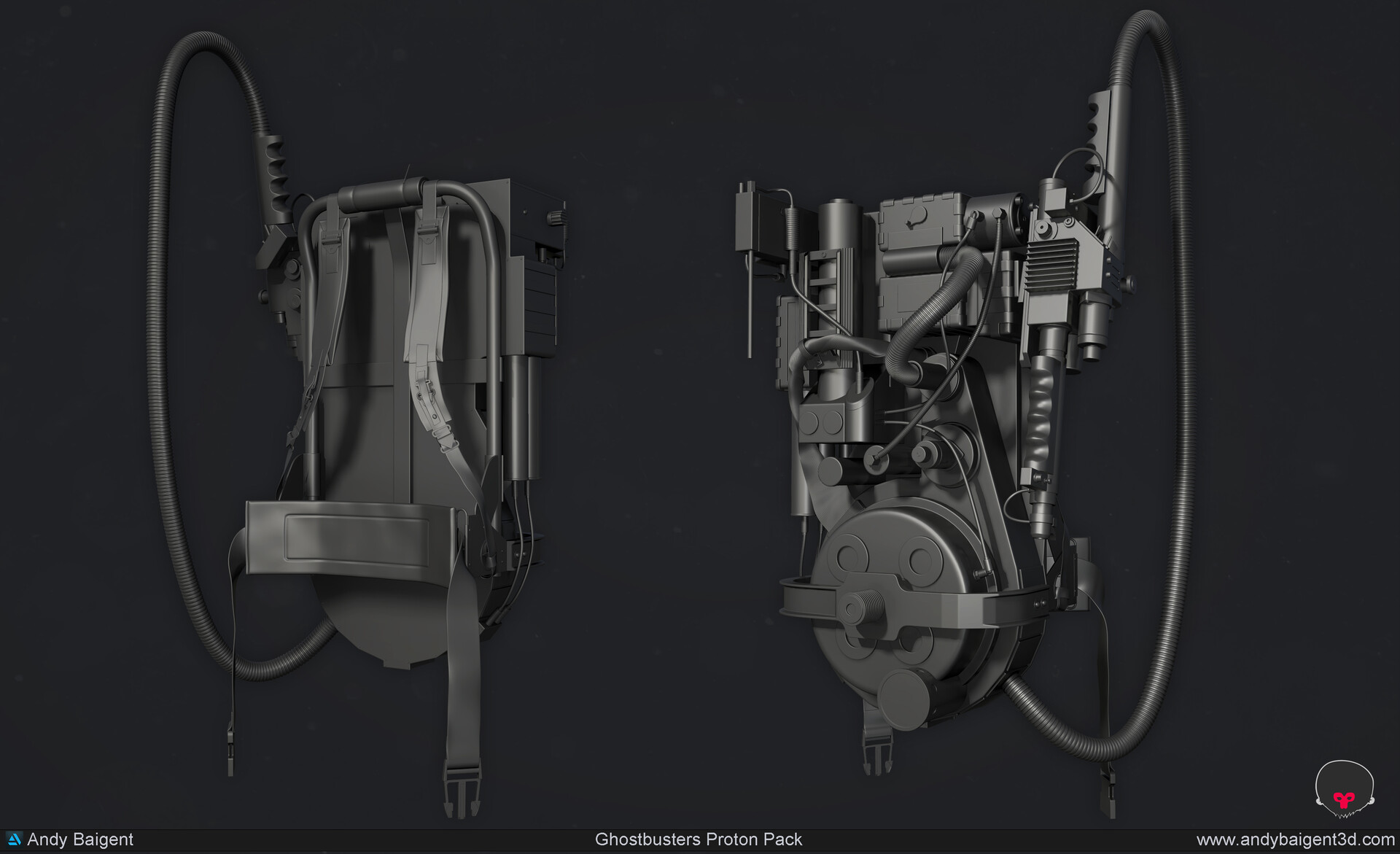 ArtStation - Proton Pack High Poly Done!