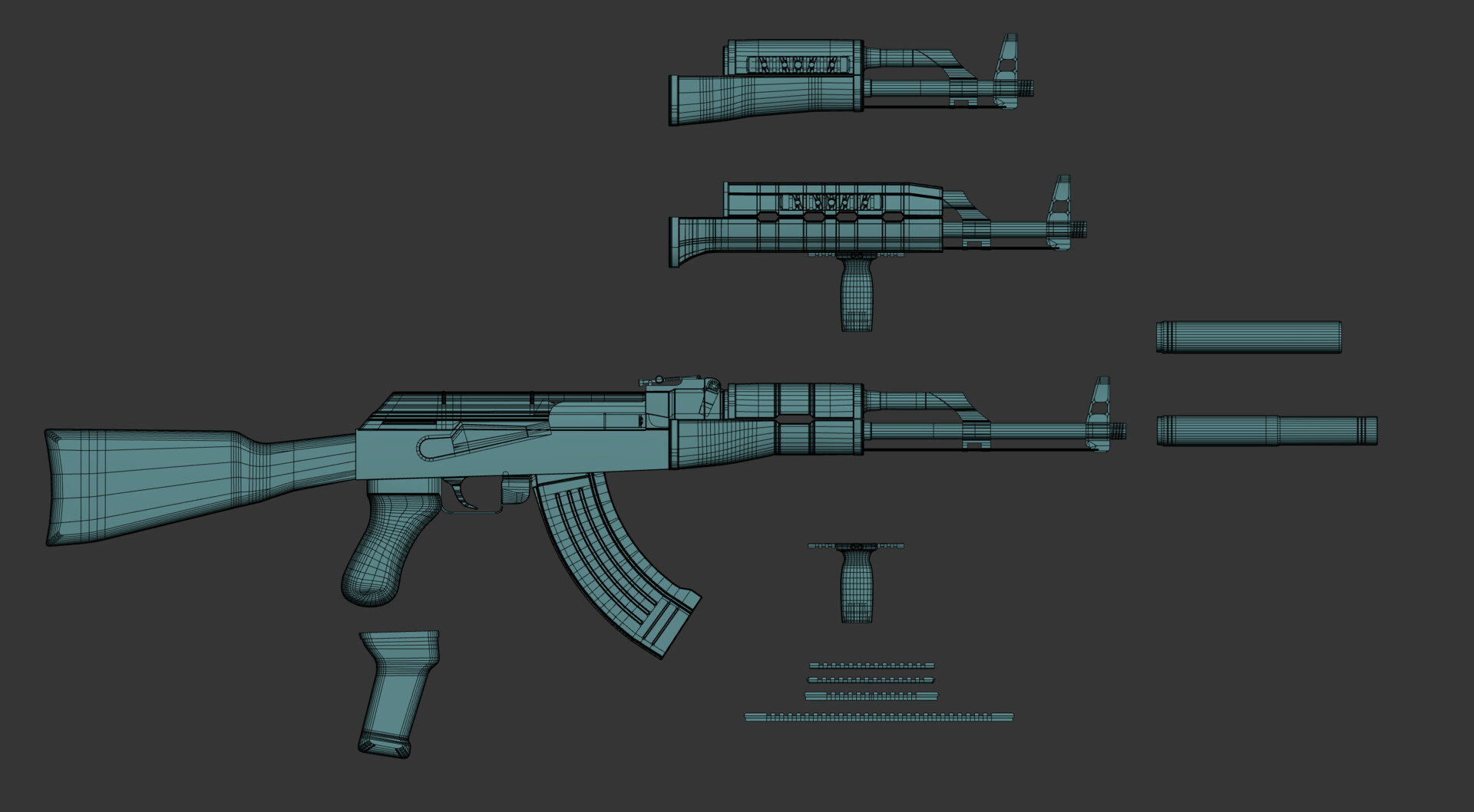 ArtStation - AK 47 Update #2