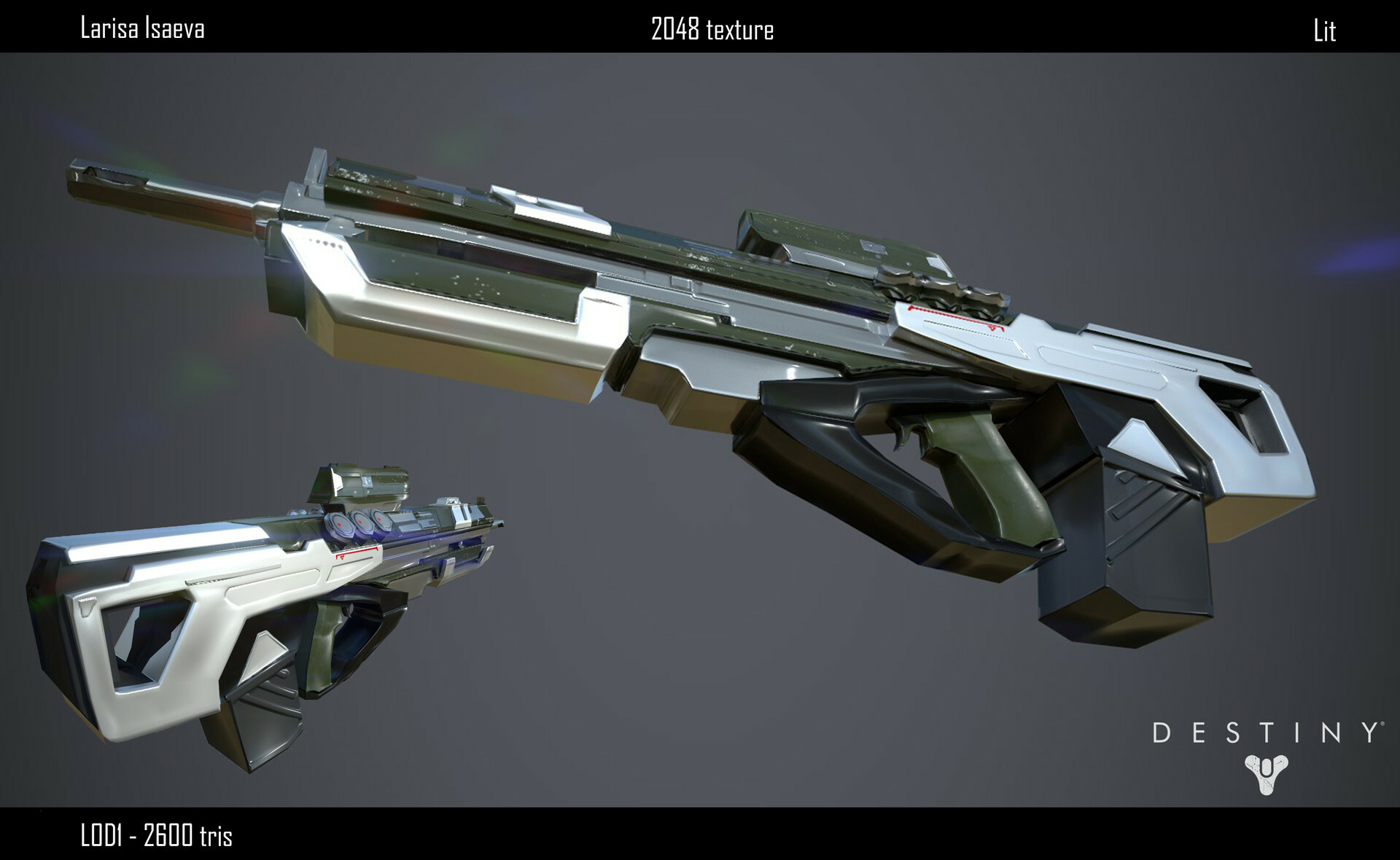 ArtStation - Destiny weapon by Larisa Isaeva