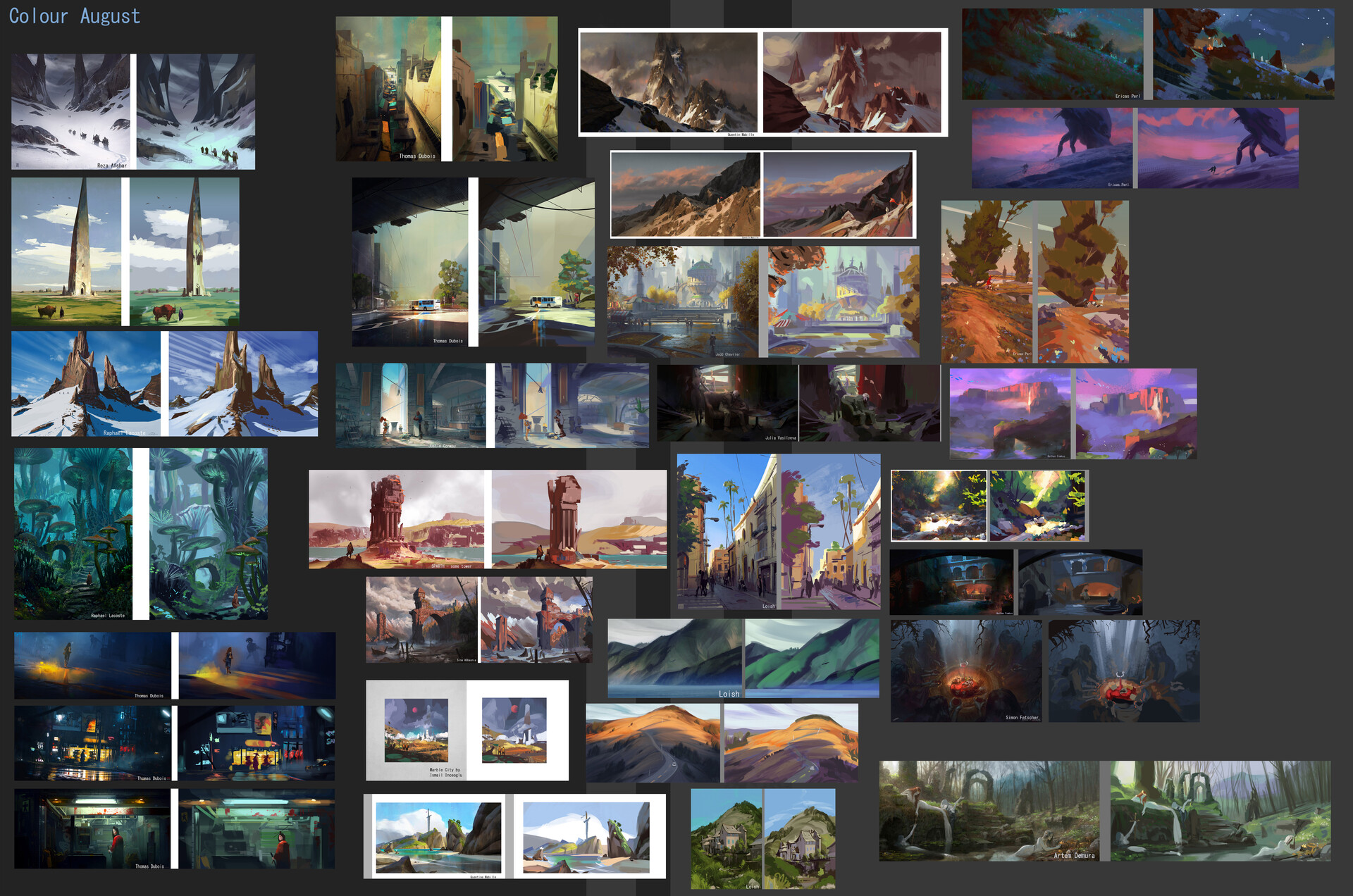 ArtStation - Colour study August