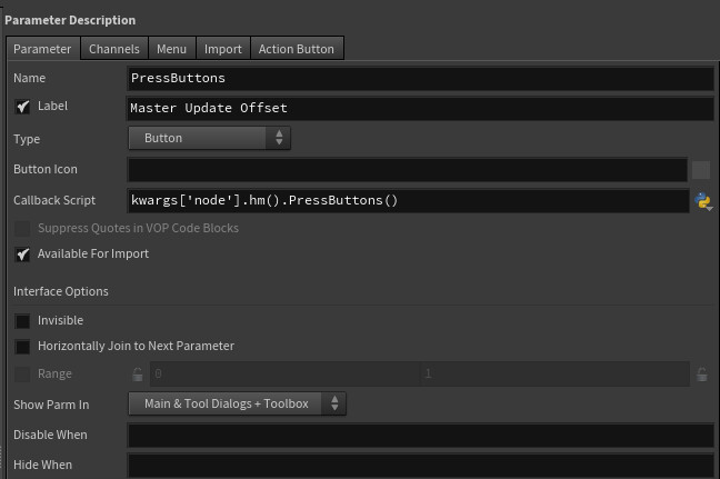 ArtStation - Houdini Rigging Part 4 - UI Button Python