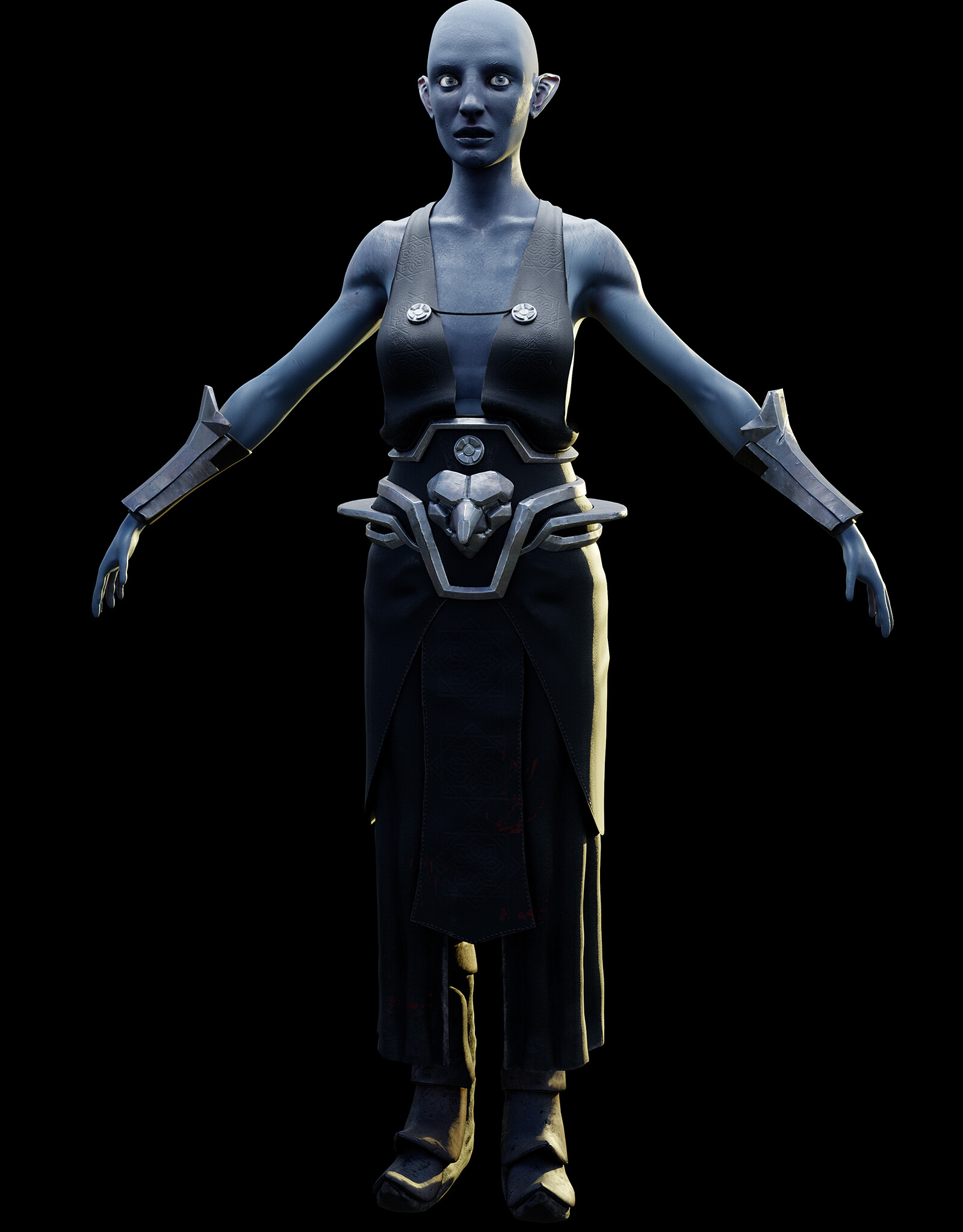 ArtStation - Progress on the archer