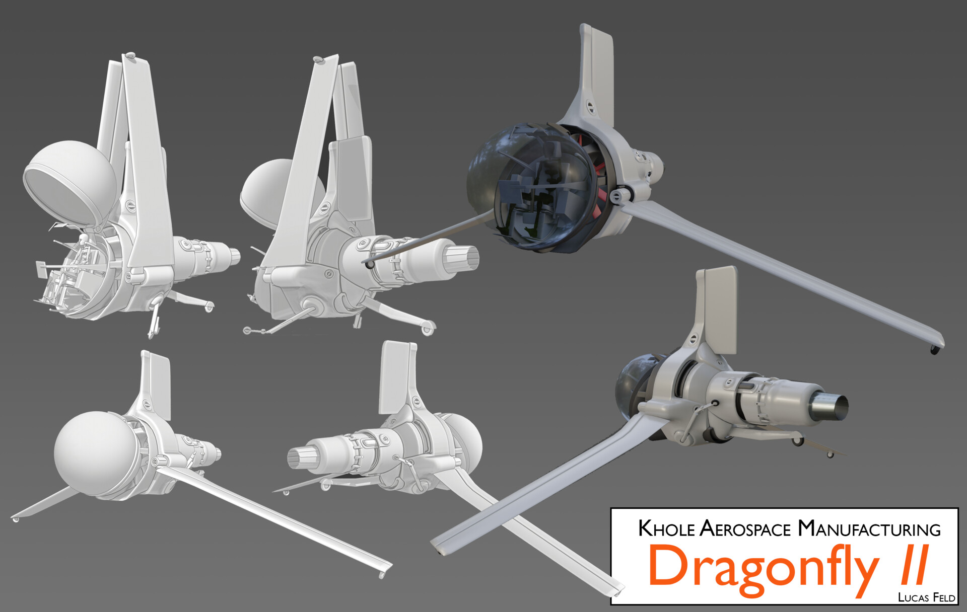 ArtStation - Dragonfly Light Aircraft