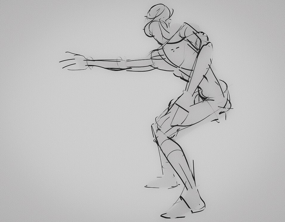 Artstation Anatomy Studies Modeling Gesture