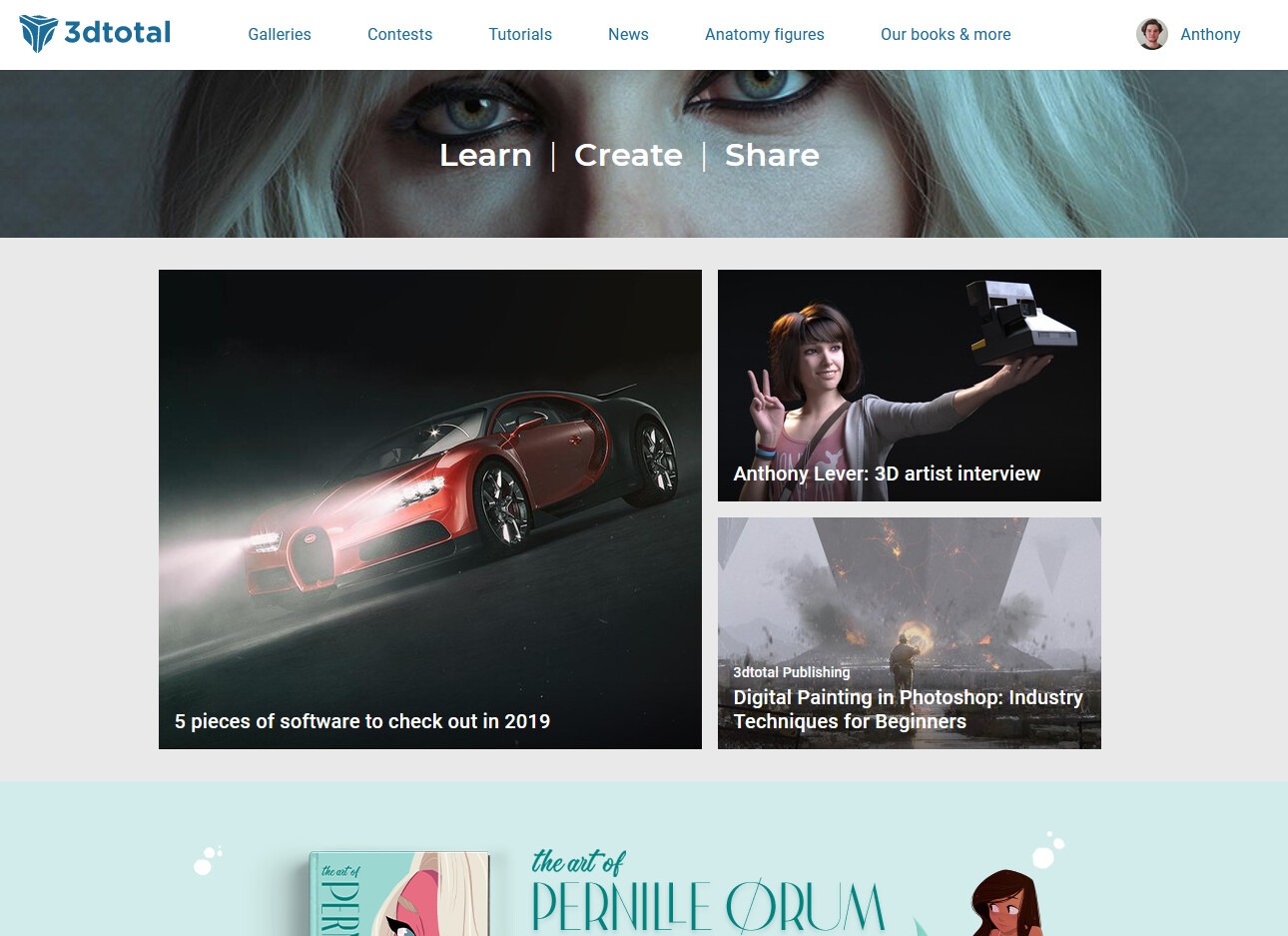 ArtStation - 3Dtotal interview!