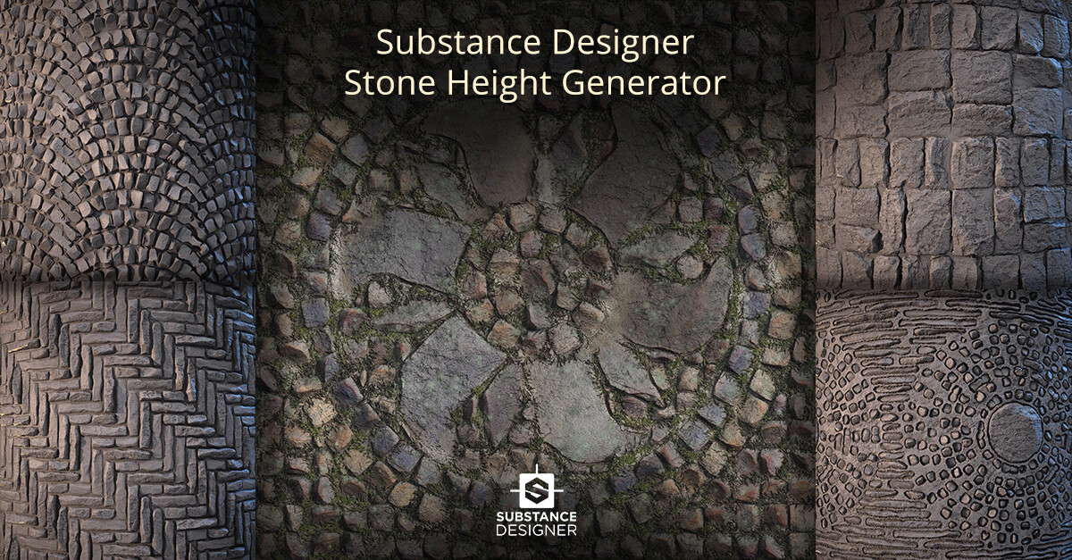 ArtStation - Substance Designer - Stone height generator