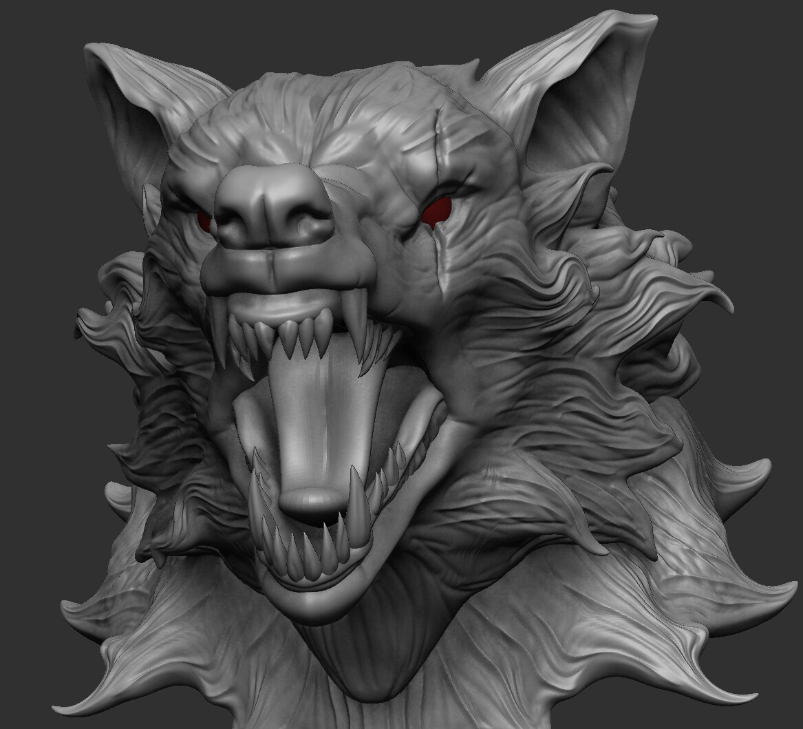 ArtStation - Werewolf (2 Hours Sculpt)
