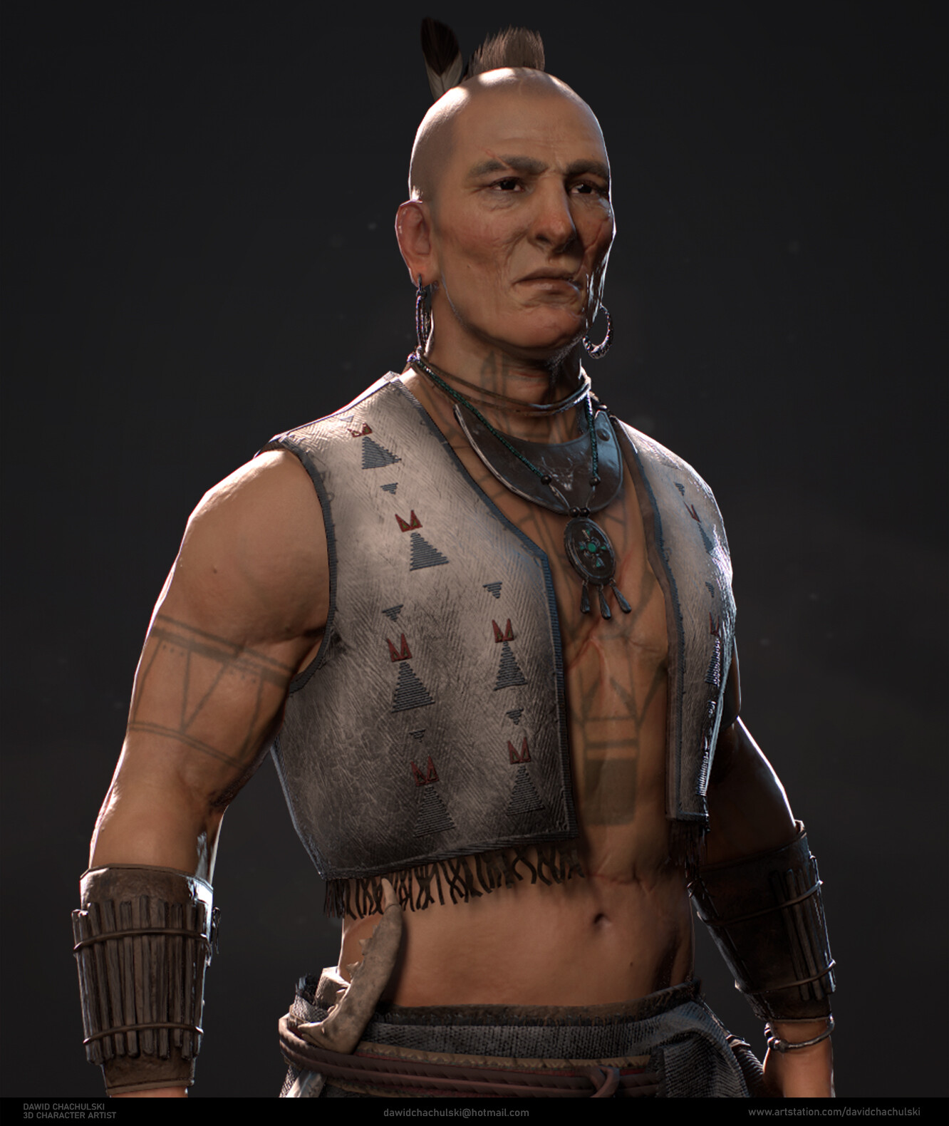 ArtStation - Year 3: Hidatsa Warrior Project