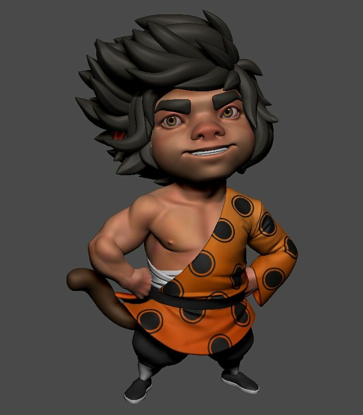 ArtStation - Monkey Monk 99% finished