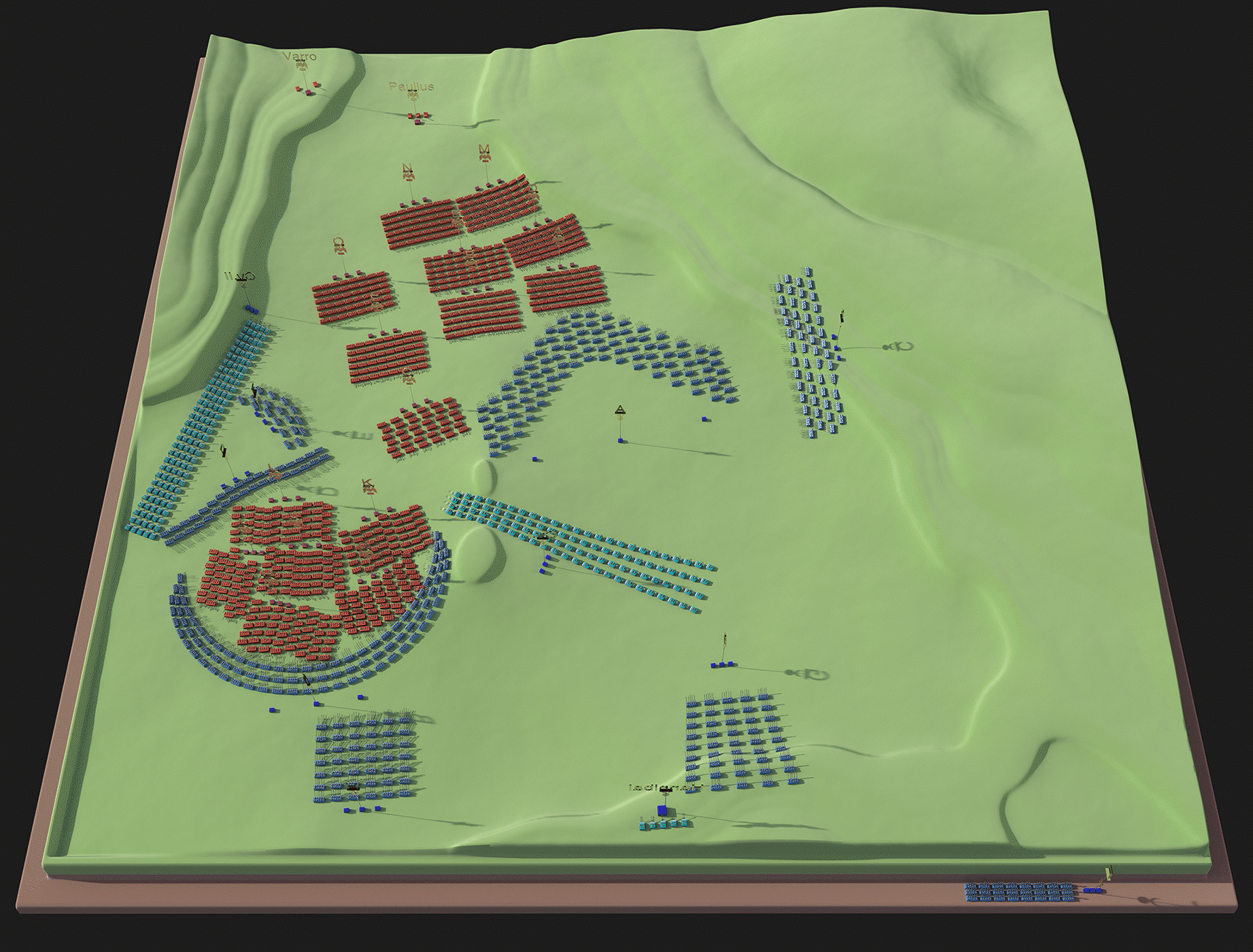Battle Of Cannae Map