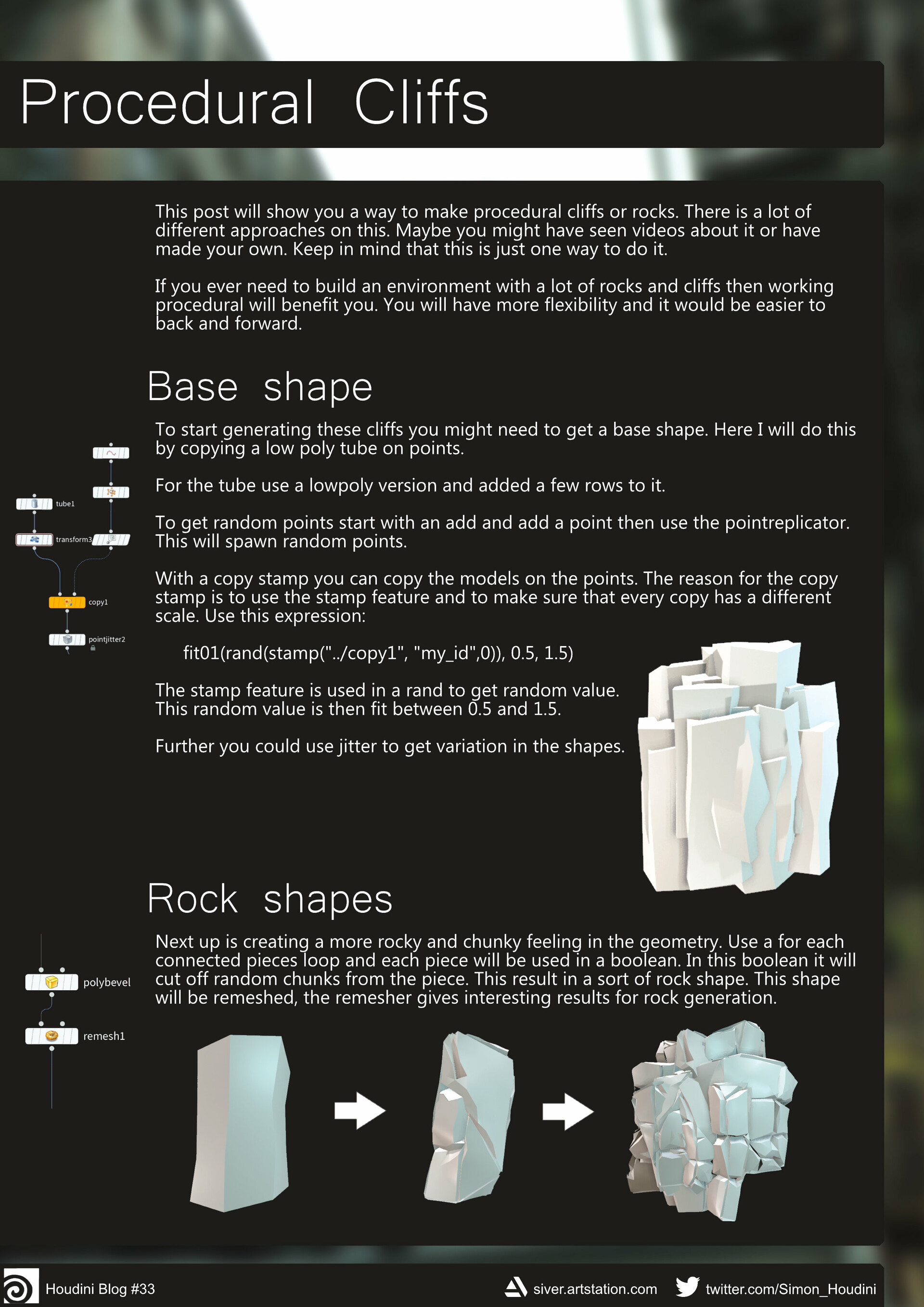 2 Minute Cliffs in Houdini – Digital Colony
